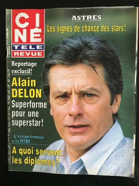 CINÉ TÉLÉ 10/04/1986; Alain Delon/ Franck Dubosc/ J.H. Anglade/ Cagney James EUR 4,90 - PicClick FR