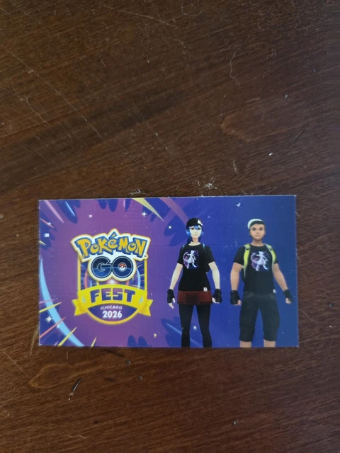 POKÉMON GO FEST 2026 - Mewtwo Avatar In-Game Shirt Code £27.17 ...