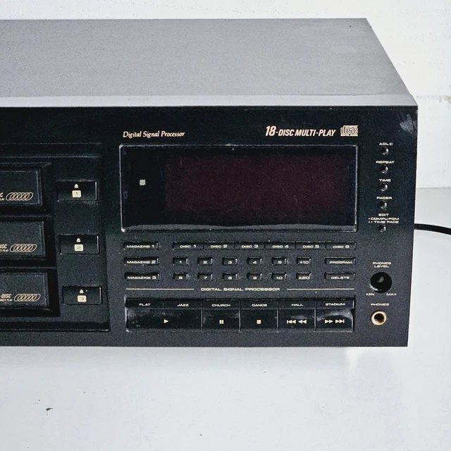 PIONEER PD-TM3 MULTI-CD Player Changer 18 Disc Changer Black - Faulty £ ...