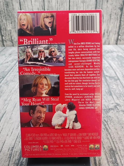 HANGING UP (VHS, 2000) Meg Ryan Diane Keaton Lisa Kudrow - Brand New ...