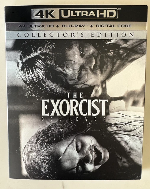 THE EXORCIST BELIEVER 4K Ultra HD + Blu-ray + Digital Code w Slipcover ...