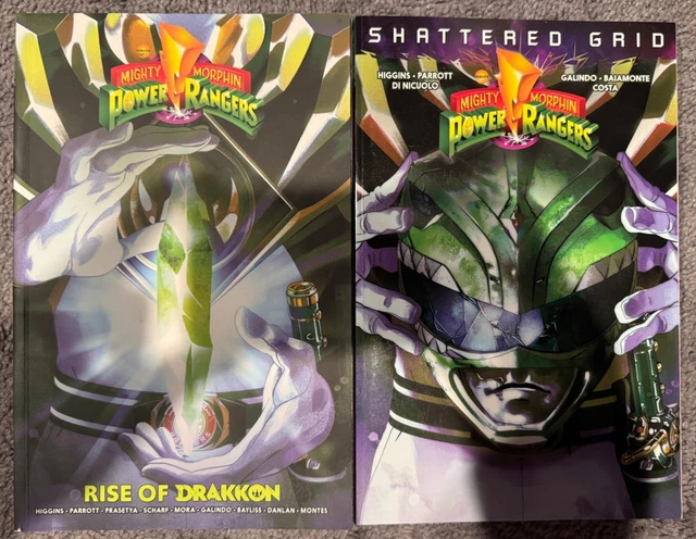 MIGHTY MORPHIN POWER Rangers Shattered Grid & Rise of Drakkon TPBs £19. ...