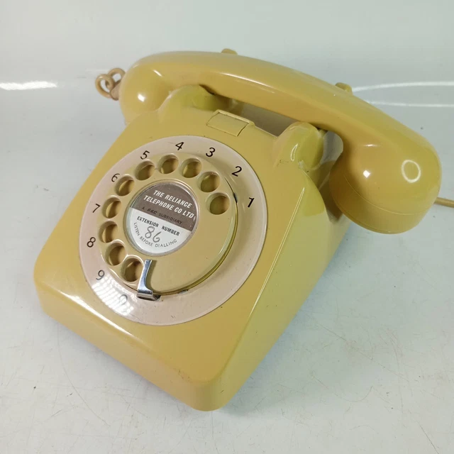 ORIGINAL 1960S VINTAGE retro 706 Rotary Dial Telephone. Needs Modern ...