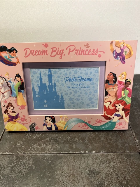 DISNEY PARKS DREAM Big Princess Frame Rapunzel Pocahontas Ariel 4" x 6 ...