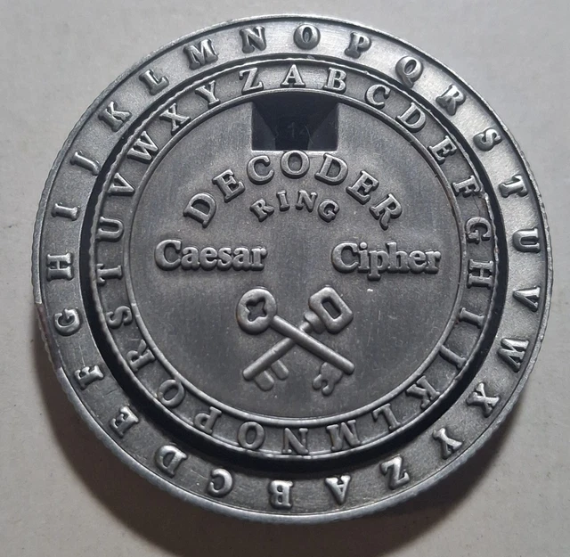 RETROWORKS CAESAR CIPHER Decoder Ring $9.99 - PicClick