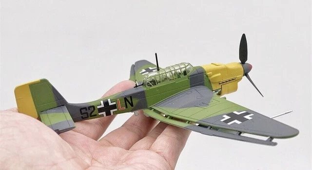 WLTK GERMAN JUNKERS Stuka Ju-87B Dive Bomber 1/72 Diecast Aircraft ...