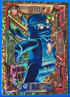 LEGO NINJAGO LIMITED Edition Trading Card LE1 S 1 NRG Kai plus NRG JAY ...