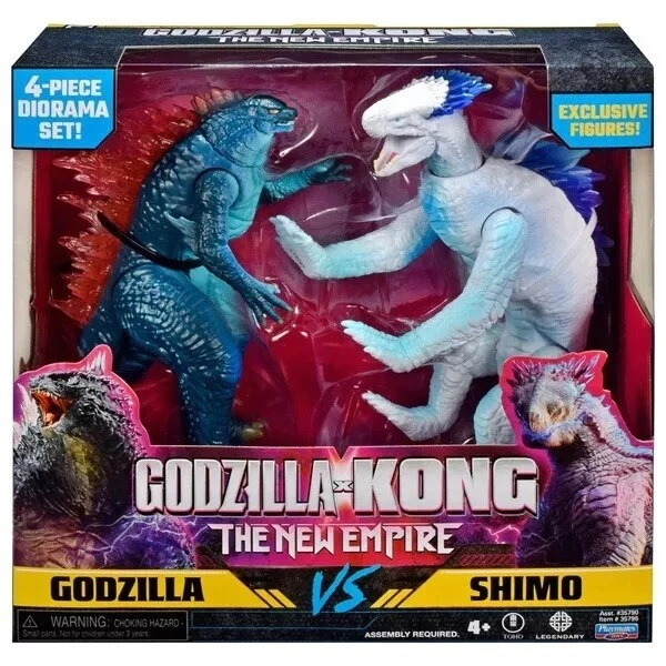 MONSTERVERSE GODZILLA X Kong: The New Empire Godzilla vs Shimo Figure 2 ...