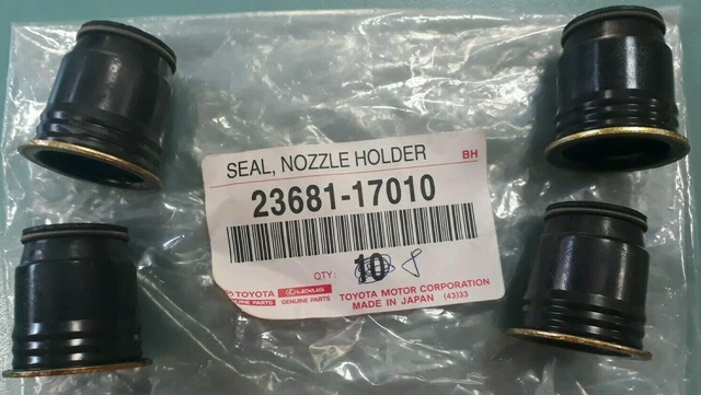 4X GENUINE INJECTOR NOZZLE HOLDER SEAL TOYOTA AVENSIS,COROLLA,RAV4 2 ...