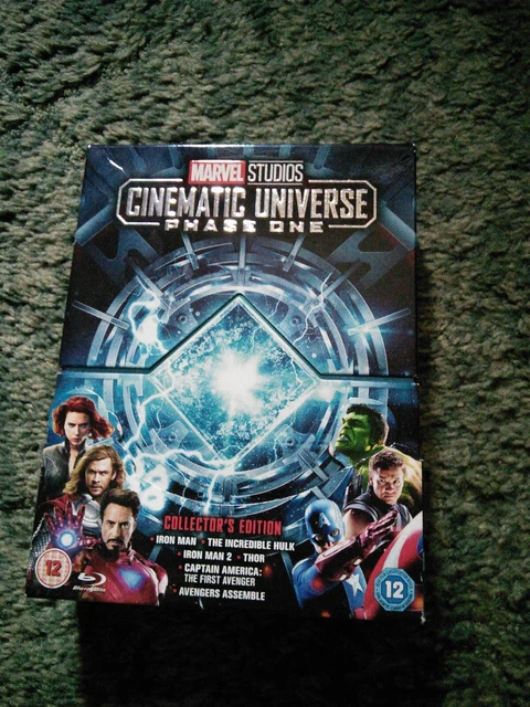 MARVEL CINEMATIC UNIVERSE MCU Phase 1 (Blu-Ray) Thor Hulk Iron Man ...