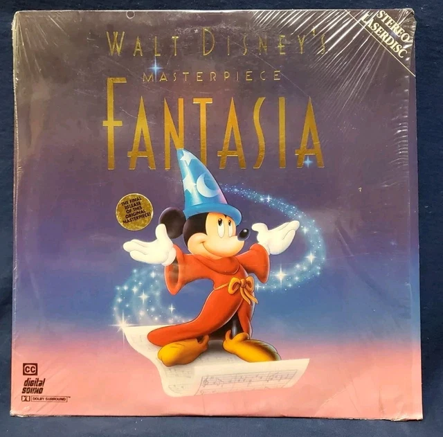 WALT DISNEY FANTASIA Laserdisc LD Digital Sound Dolby Surround £8.40 ...