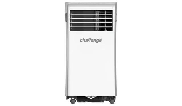 CHALLENGE 7000BTU PORTABLE Air Conditioner 2 Speed With Remote White ...