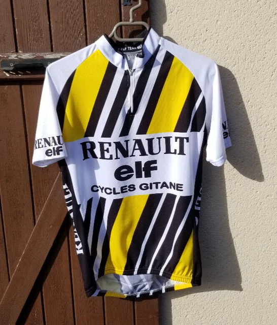 MAILLOT REPLICA TRÈS haute qualité Renault Elf Gitane Hinault Lemond ...