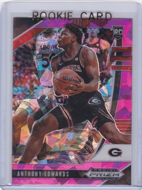 ANTHONY EDWARDS ROOKIE CARD 2020 Draft Pick Basketball ROSE CRAQUÉ ...