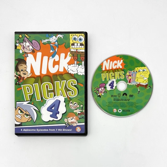 NICK PICKS VOL. 4 DVD Nickelodeon Bob l'éponge Jimmy neutron Oddparents ...