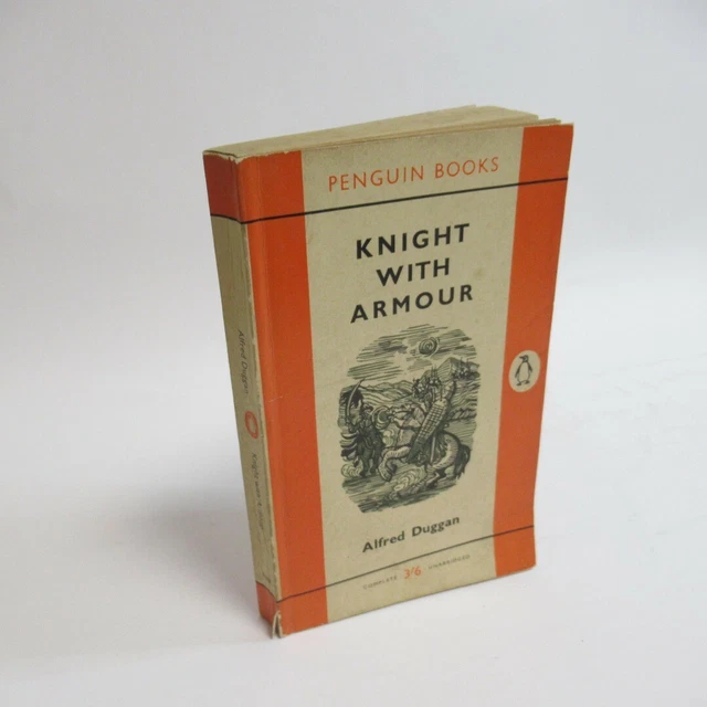 KNIGHT WITHOUT ARMOUR by Alfred Duggan 1959 Penguin Books Classic Cover ...