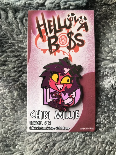HELLUVA BOSS OFFICIAL Chibi Millie Limited Edition Enamel Pin Vivziepop ...