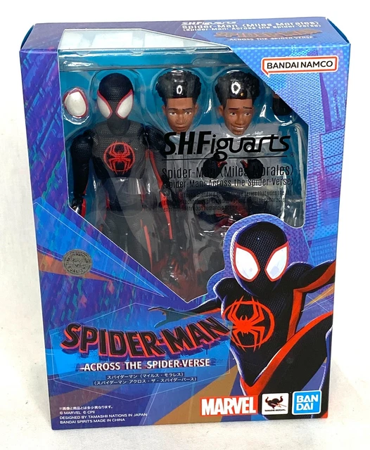 SH FIGUARTS MILES Morales Across the Spiderverse Spider-Verse Bandai ...