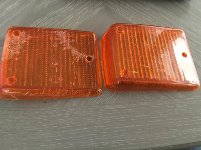 ORIGINAL VW BAY camper front indicator lenses removed from 1976 model ...
