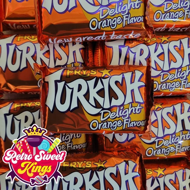 FRY'S TURKISH DELIGHT Orange Limited Edition Chocolate 51g Bars Frys ...