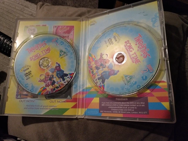 TWEENIES SONG TIME 2 Disc Dvd Set Children's Kids Film Music Dance ...