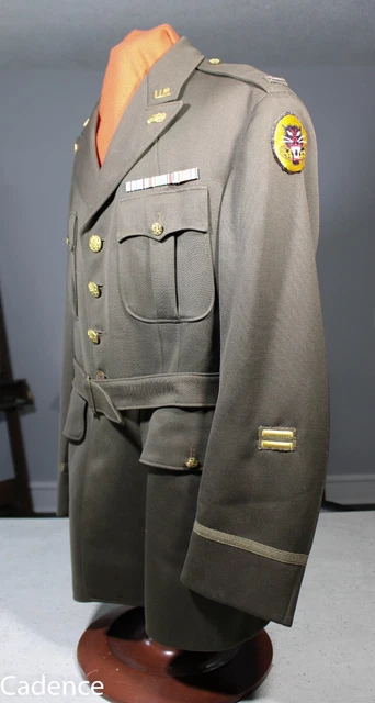 US WW2 TANK Destroyer Officer Named Uniform Jacket. Complete. Nice ...