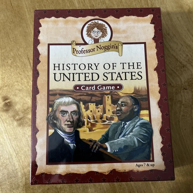 PROFESSOR NOGGIN HISTORY OF The United States Card Game Home School ...