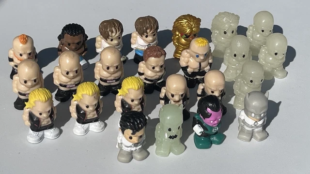 OOSHIES RARE AND Common Lot-19 WWE Series 1 & Lot-4 Series 4 DC Pencil ...