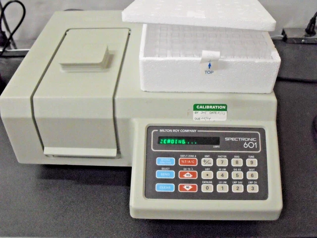 BAUSCH & LOMB Milton Roy 601 Spectronic Spectrophotometer $295.00 ...