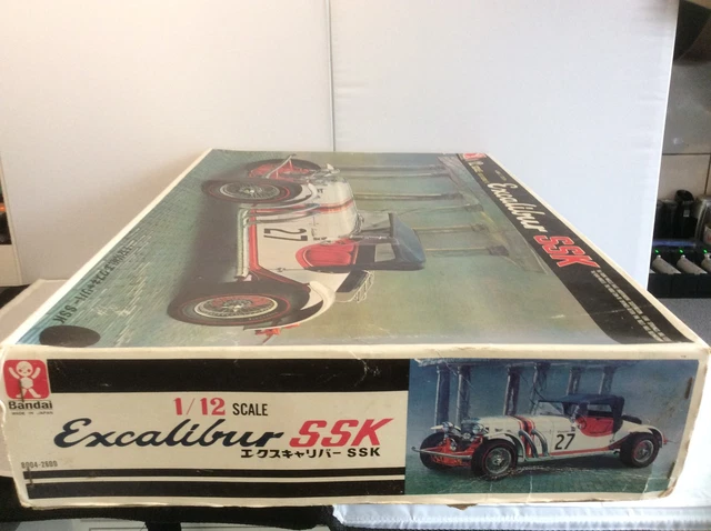 BANDAI 1/12 EXCALIBUR SSK Classic Car Collection Plastic Model Car Kit £42.30 - PicClick UK