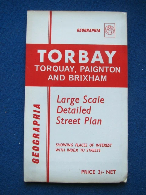 GEOGRAPHIA LARGE SCALE Detailed Street Map & Street Index - Torbay ...