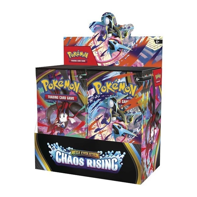POKÉMON TCG MEGA Evolution: Chaos Rising Booster Box (36 packs, sealed ...