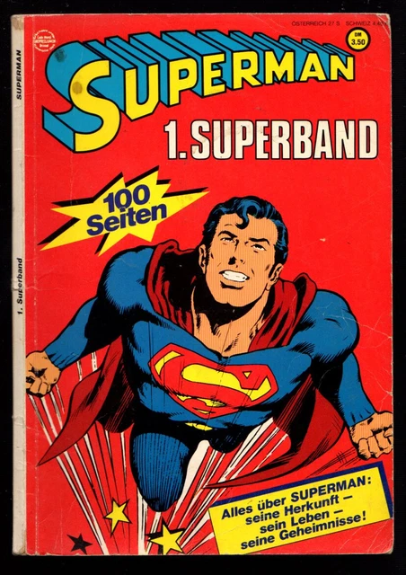 SUPERMAN 1. SUPERBAND #1 Comic Z 2-3 Ehapa Verlag EUR 2,55 - PicClick IT