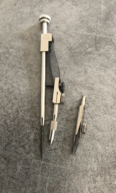 COMPAS VINTAGE DE Présison Compas Balustre MAPED Précision Dessin ...