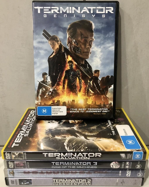 TERMINATOR DVD COLLECTION 5X Movie Bundle , ( 1, 2 & 3 + Salvation ...