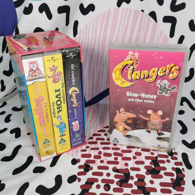VHS COLLECTORS EDITION Box Set Clangers Bagpuss Ivor The Engine Bonus ...