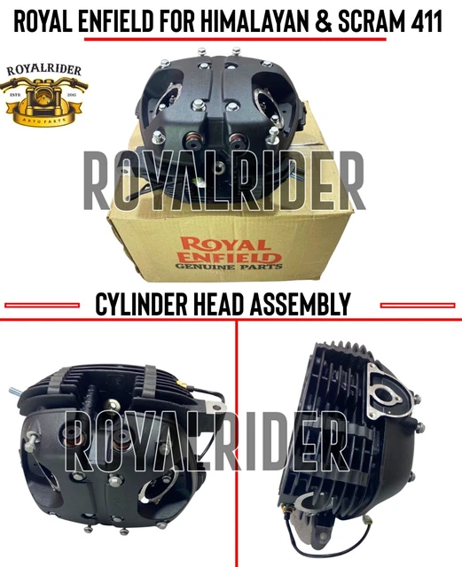 FITS ROYAL ENFIELD "CYLINDER HEAD ASSEMBLY" For Himalayan & Scram 411 ...
