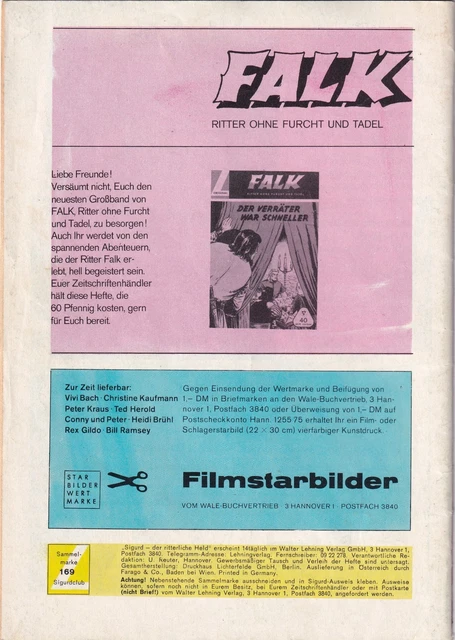 SIGURD GROSSBAND 169 Wäscher original Lehning Verlag EUR 7,50 - PicClick DE