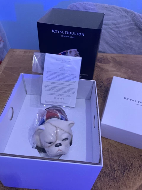 ROYAL DOULTON, SPECTRE Jack Bulldog Figurine DD 007 M £110.00 - PicClick UK