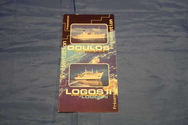 OM SHIPS DOULOS & LOGOS II official leaflet EUR 12,99 - PicClick FR