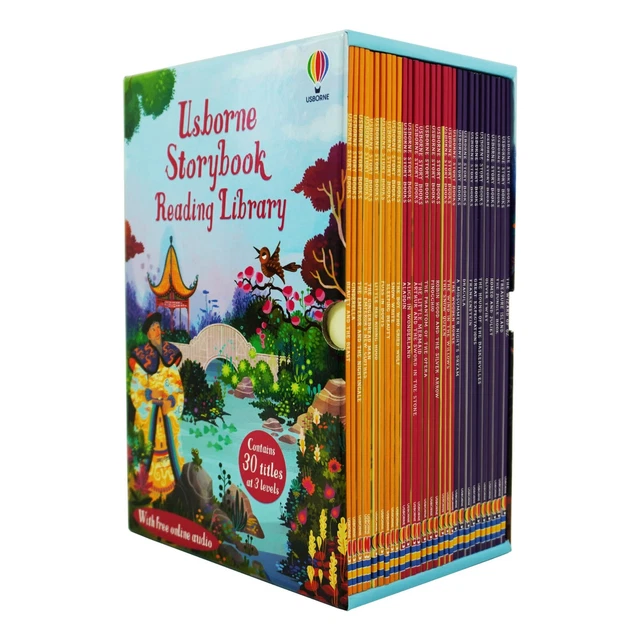 USBORNE STORYBOOK READING Library 30 Books Boxed Set With Audio - Ages ...