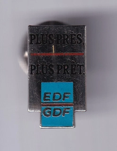 RARE PINS PIN'S .. Entreprise Edf Gdf Plus Pres Plus Pret Services ...