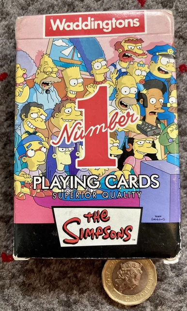 VINTAGE THE SIMPSONS Waddingtons Playing Cards, 2006. £0.99 - PicClick UK