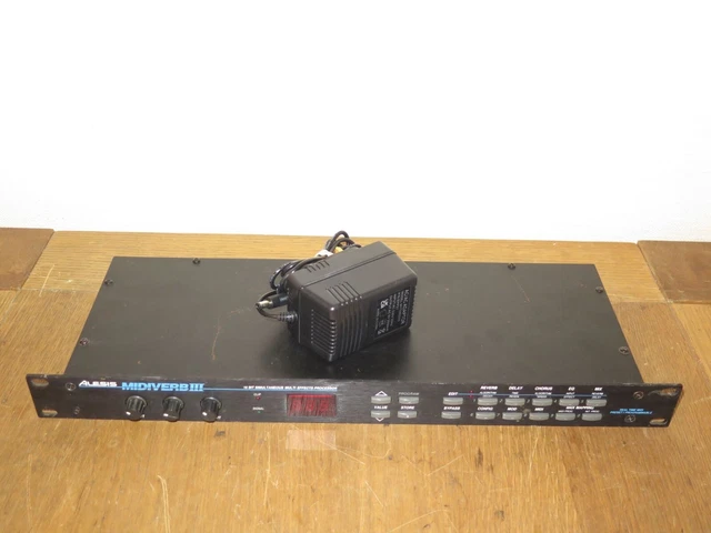 ALESIS MIDIVERB III rack-mountable multi-effects processor / WORKS WELL ...