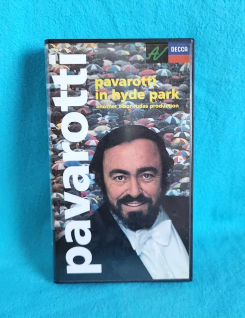 PAVAROTTI: IN HYDE Park [VHS] [VHS Tape] Contains Original Booklet £10. ...