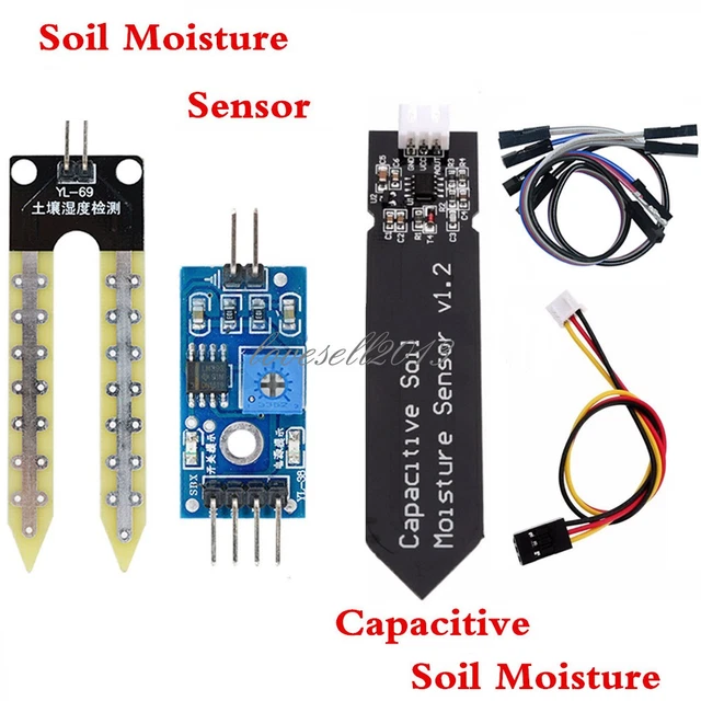 ANALOG CAPACITIVE SOIL Moisture Sensor V1.2 + Sensor Cable Corrosion ... ANALOG CAPACITIVE SOIL Moisture Sensor V1.2 + Sensor Cable Corrosion ...