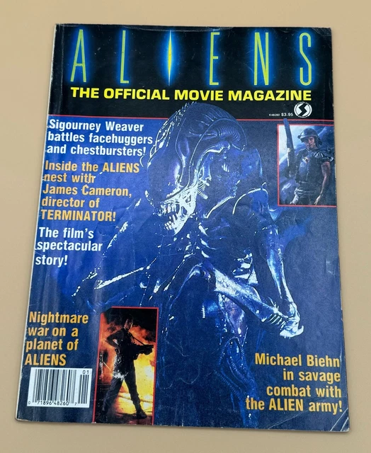 ALIENS THE OFFICIAL Movie Magazine # 1 1986 Sigourney Weaver James ...