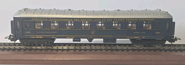 VINTAGE LIMA HO Gauge 4730 Voiture Restaurant Dining Coach Car Blue ...