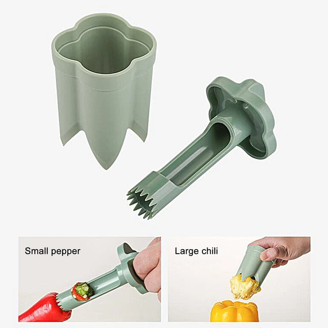 PROFESSIONAL CAPSICUM TOMATO Corer Seeds Remover Peeler Gadget For ...