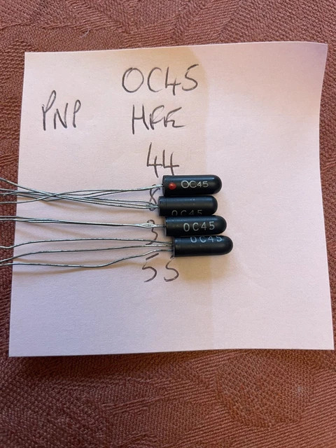MULLARD OC45 GERMANIUM Transistor - Black £4.09 - PicClick UK